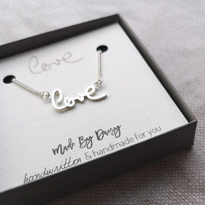 Handwriting Jewellery & Keepsakes – Made By Daisy - Handwriting ...
